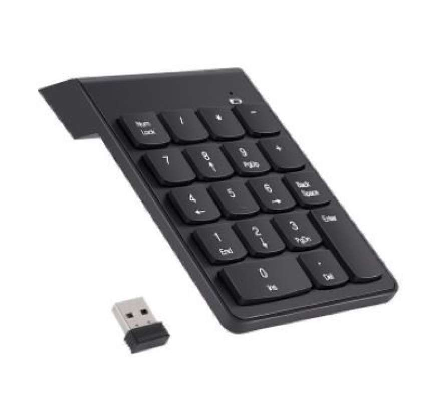 Promo Keyboard Numeric Pad Wireless 2 4ghz Mini Slim Membrane 18 Key Keypad Diskon 23 Di Seller
