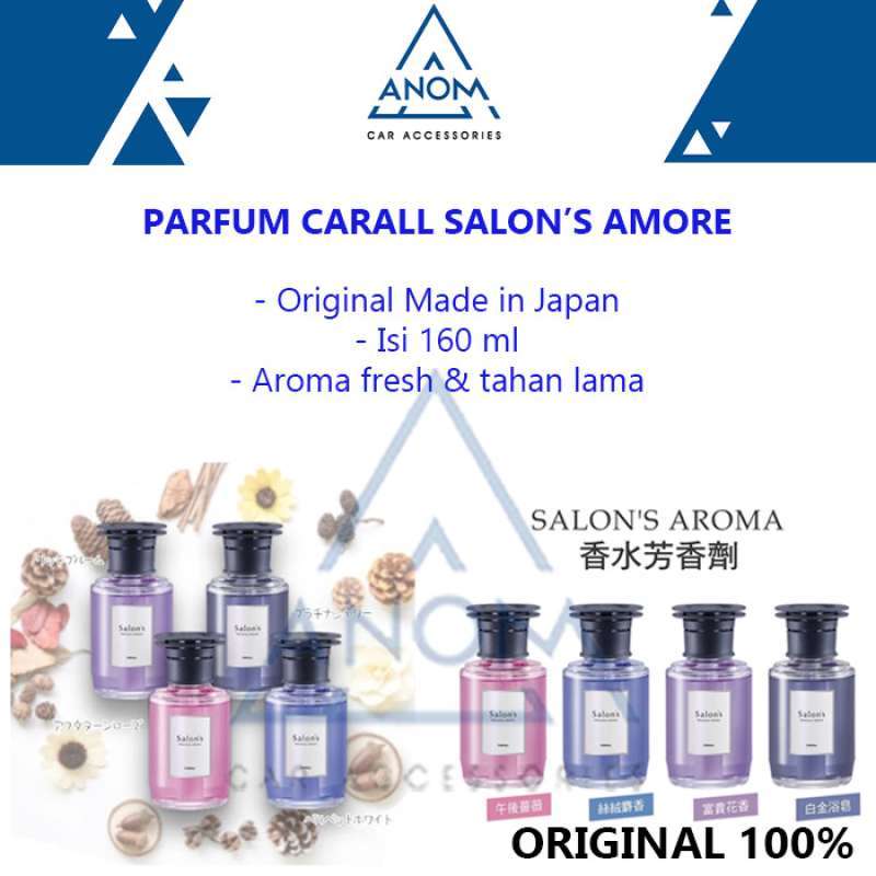 Promo Parfum Mobil Ruangan Cair Carall Salon's Amore Jepang Air Fresh Refill Diskon 23% Di ...