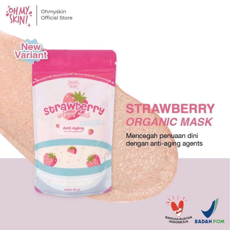 Promo Oh My Skin! Masker Wajah Organik Bpom Fullsize 65gr Face Mask ...