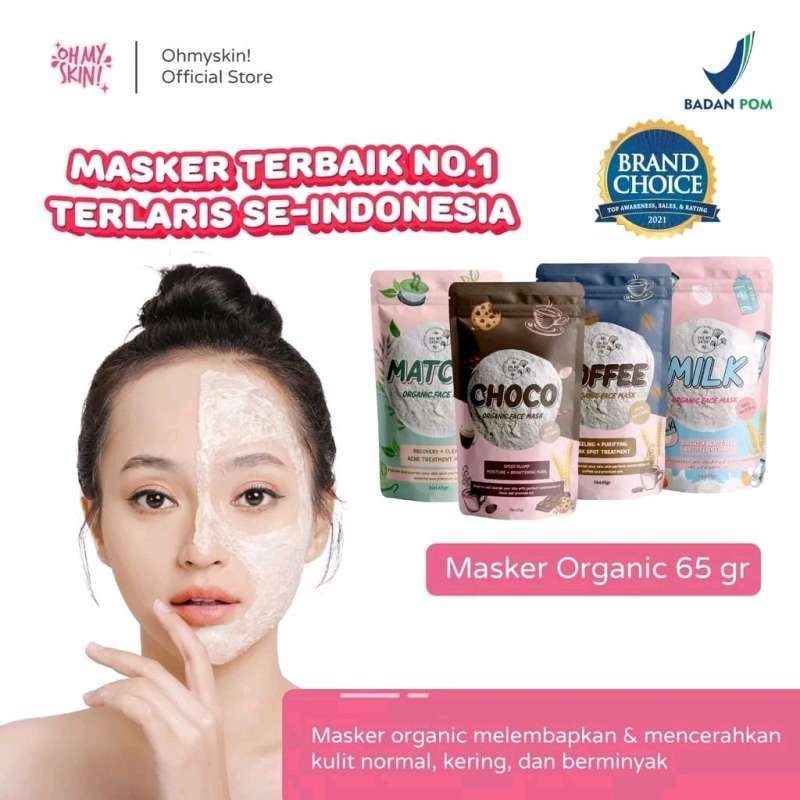 Promo Oh My Skin! Masker Wajah Organik Bpom Fullsize 65gr Face Mask ...