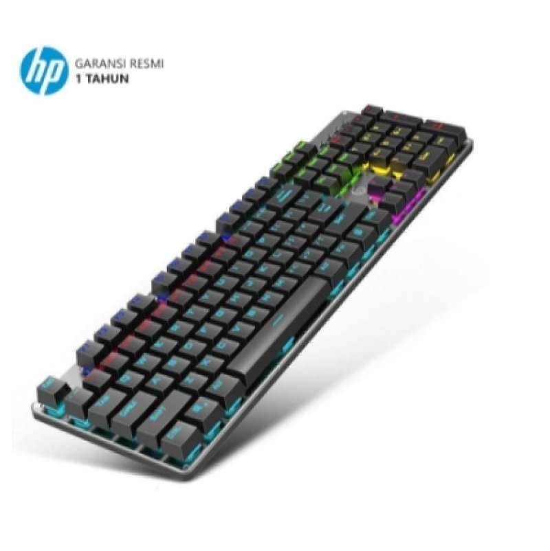 Jual Hp Keyboard Gaming Gk400f - Rgb Blue Switch Mechanical Keyboard Di ...