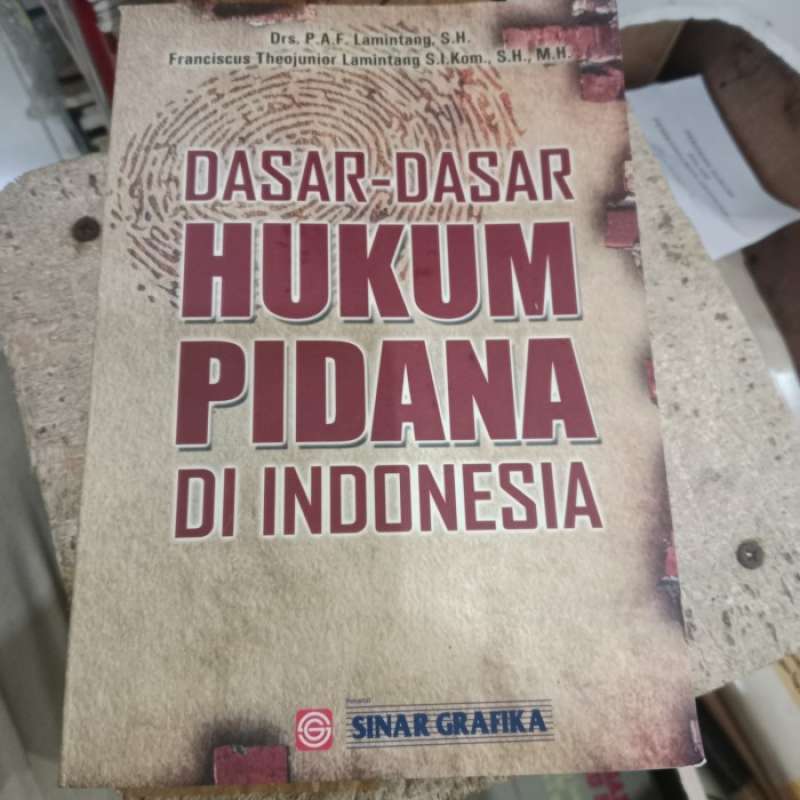 Jual Ori Dasar Dasar Hukum Pidana Di Indonesia - Lamintang Di Seller Circlet - Cengkareng Timur ...