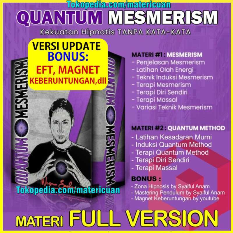 Jual Panduan Hipnosis Tanpa Kata Mesmerism Quantum Method + Banyak Bonus - By Dvd Di Seller ...