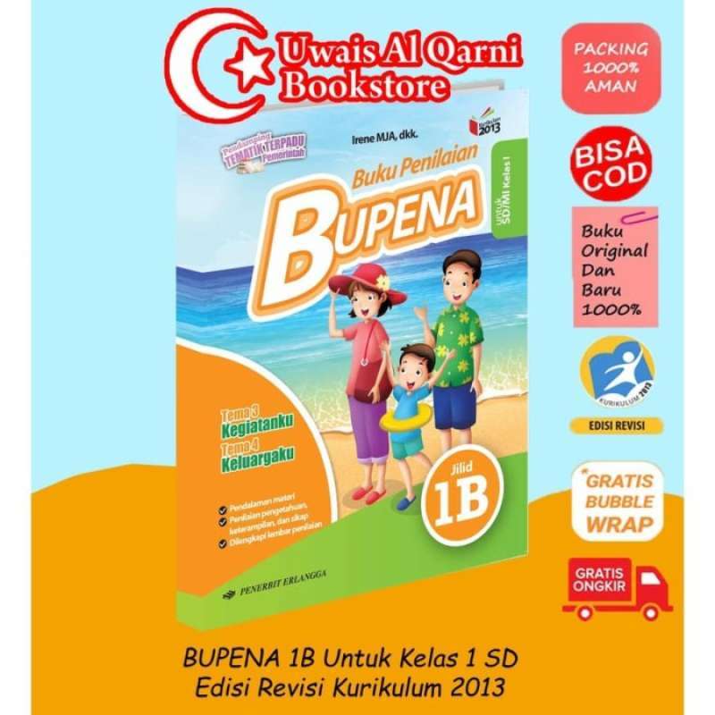 Promo Bupena (buku Penilaian) Jilid 1b Untuk Sd/mi Kelas 1(k13n) Diskon 23% Di Seller Emerald ...