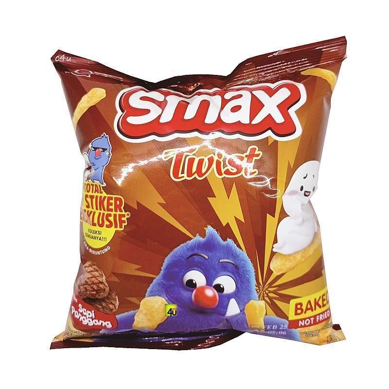 Promo Smax Twist - Snack Ekstrudat Bentuk Stik - 40 Gr - Sapi Panggang ...