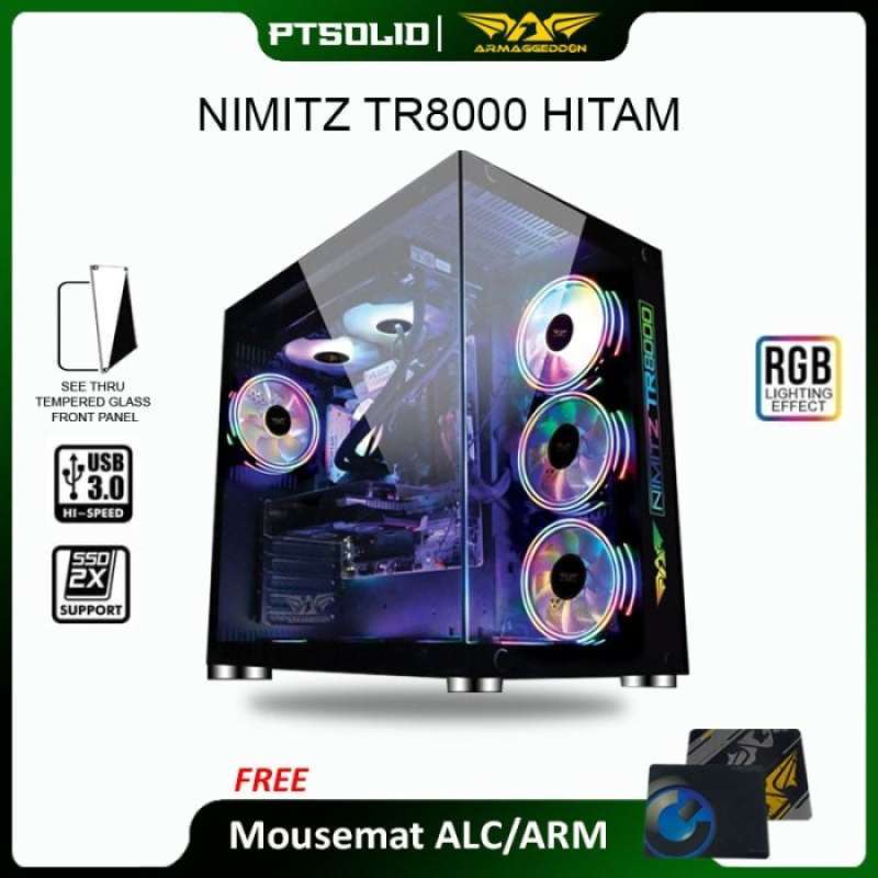 Promo Nimitz Tr 8000 Extended Atx Gaming Pc Case Diskon 23% Di Seller Scrollbox Store ...