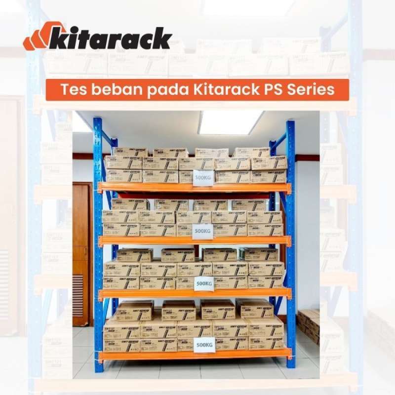 Promo Ps2020 Rak Gudang Kitarack 2 Meter 500kg Warehouse Rack Medium ...