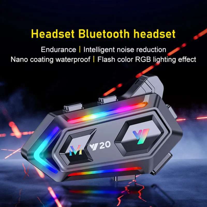 Promo Y10 Bluetooth 5.3 Helm Sepeda Motor Bluetooth Intercom Hands Free ...
