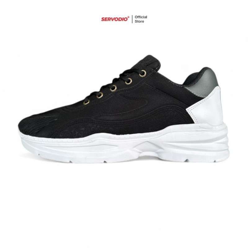 Jual Servodio - Artemis Hitam Putih | Sepatu Sneakers Running Gym Shoes ...