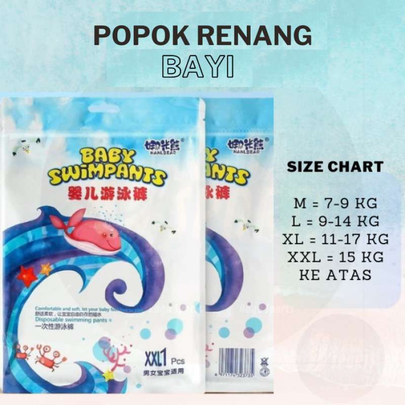 Jual Diapers Renang Bayi Balita Pampers Popok Tahan Air Baby Swim Pants Di Seller My Lapak 77 ...