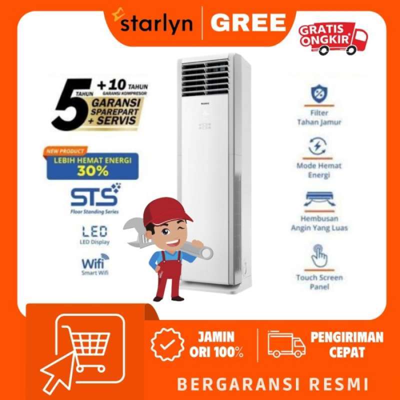 Promo Ac Gree Floor Standing 5 Pk Gvc-48 Sts ( S ) Eco Ac Standing 5 Pk ... Promo Ac Gree Floor Standing 5 Pk Gvc-48 Sts ( S ) Eco Ac Standing 5 Pk ...