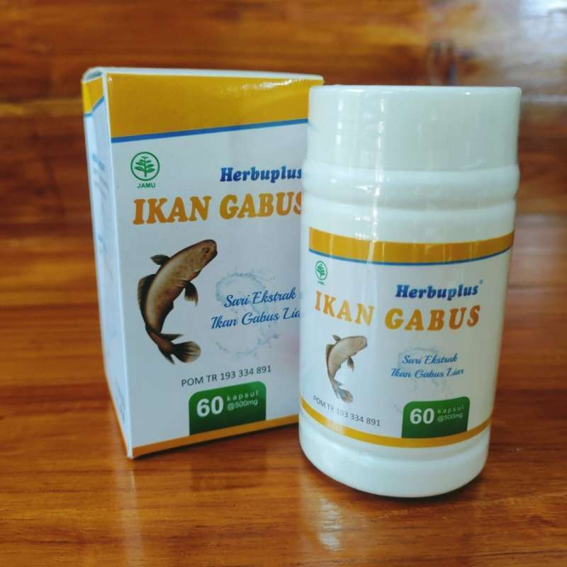 Jual Herbuplus Kapsul Ekstrak Ikan Gabus Kutuk Isi 60 Obat Pasca ...