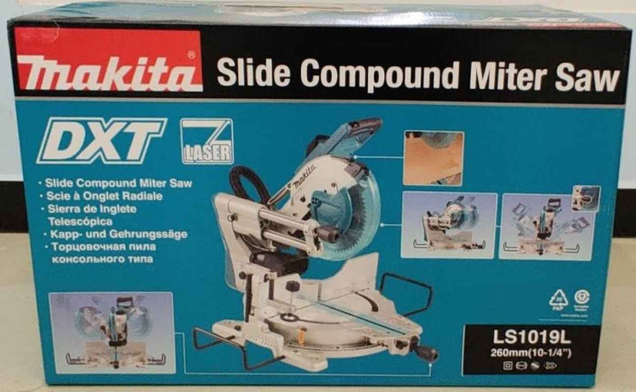 Promo Mesin Potong Alumunium Miter Saw Sliding Makita Ls1019l Ls 1019 L Diskon 23% Di Seller ...