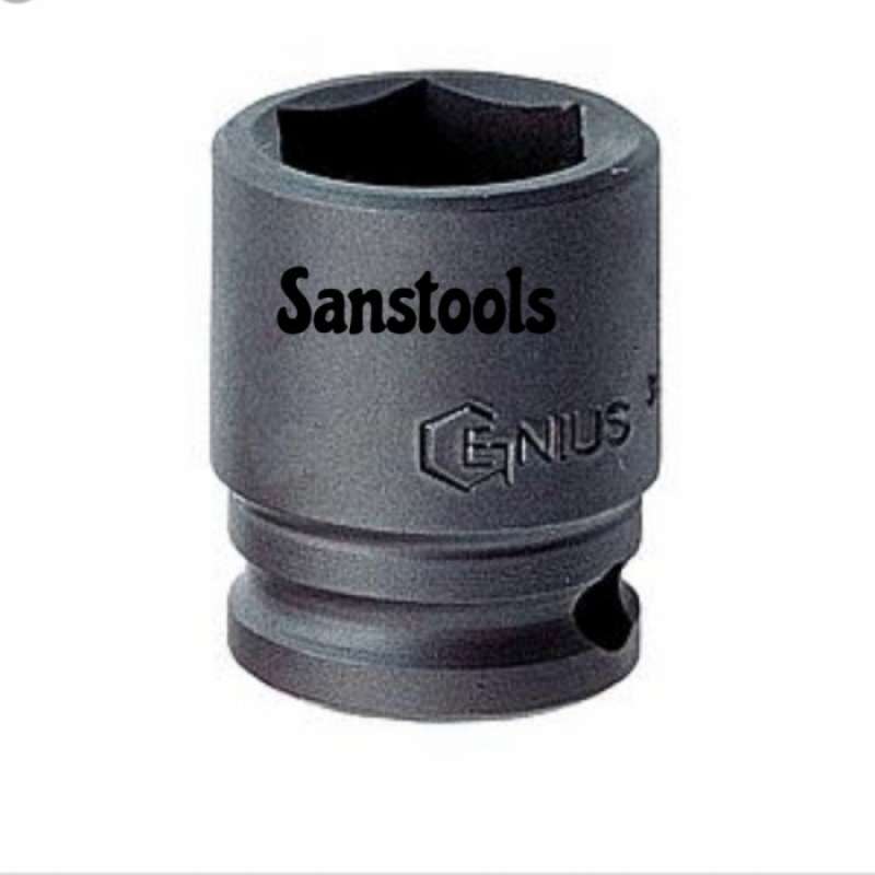 Promo Mata Kunci Sock Impact 1/2 X 24mm 6pt Genius Socket Wrench Sok 24 ...