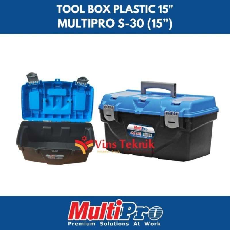Promo Tool Box Plastik 15 Inch Alat Pertukangan Toolbox Plastic Heavy ...