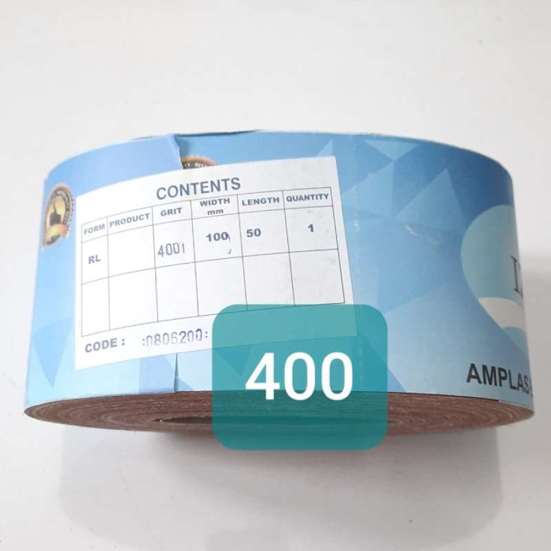 Promo Amplas Roll Grit 400 / Amplas Meteran (c3157r) Diskon 23% Di ...