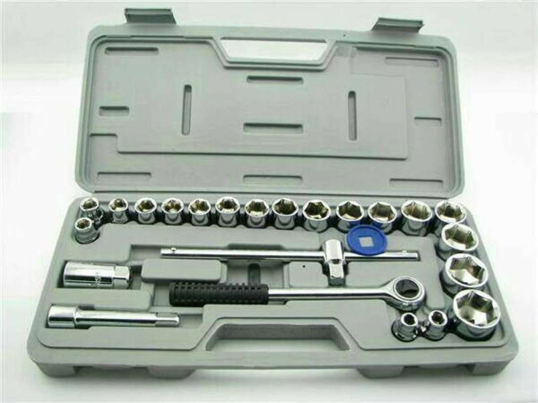 Promo Kunci Sok Set 25pcs, Kunci Socket 25pcs Diskon 23% Di Seller ...