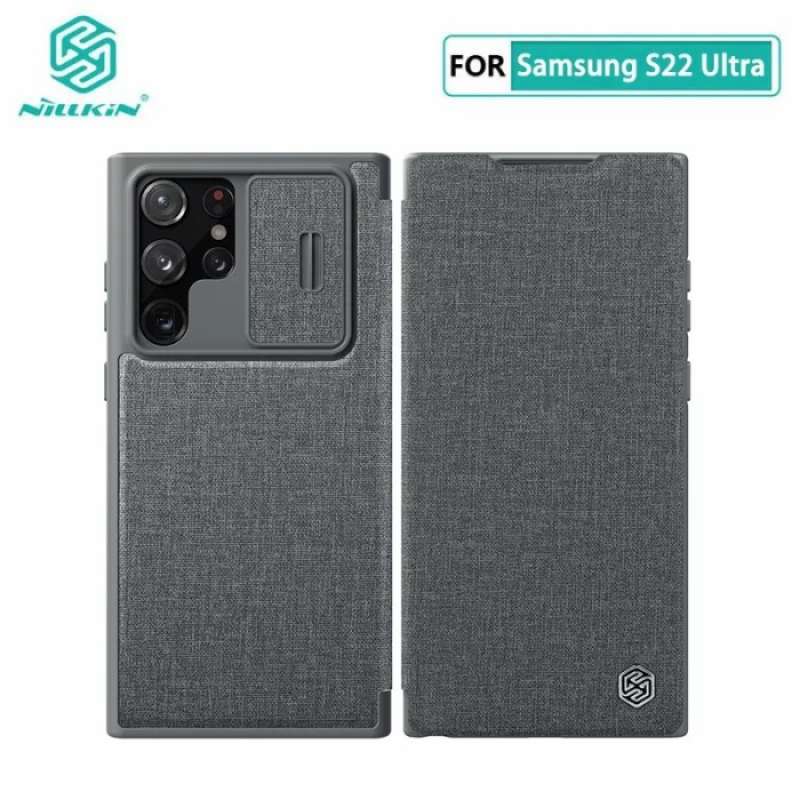 Promo Case Samsung Galaxy S22 Ultra 5g Original Qin Leather Flip Casing ...