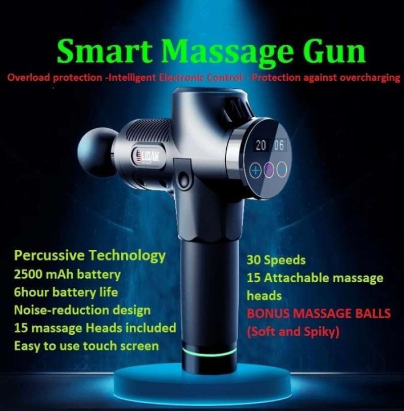 Promo Alat Pijat Getar Terapi Relaksasi Otot Muscle Massage Gun Top ...