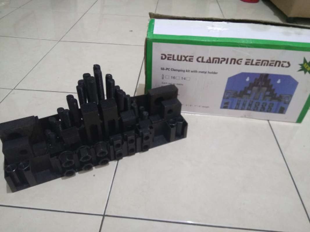 Promo Clamp Set 14 | Clamping Kit | Jepit Clamping Set | Klem Milling Diskon 23% Di Seller Kulee ...