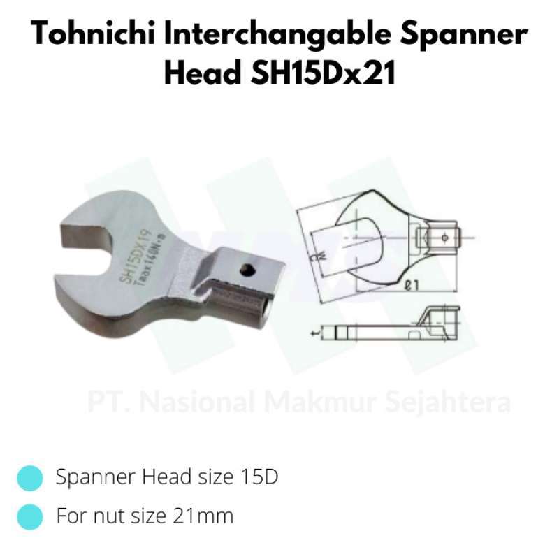 Promo Tohnichi Interchangable Spanner Head Sh15dx21 Diskon 23% Di Seller Kulee Store ...