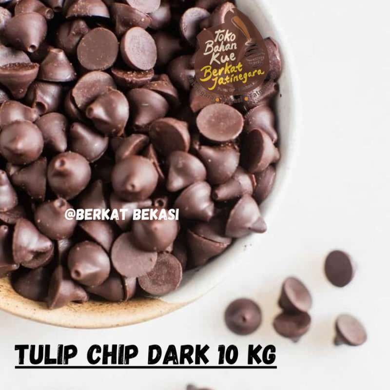 Promo Tulip Chip Dark Coumpond 10 Kg / Choco Chip / Ctn Diskon 23% Di ...
