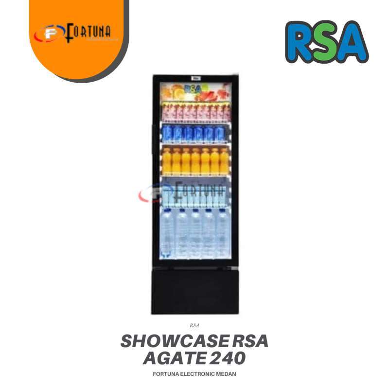 Jual Showcase Minuman Rsa Agate200 / Agate240 / Agate300 Medan - Rsa ...