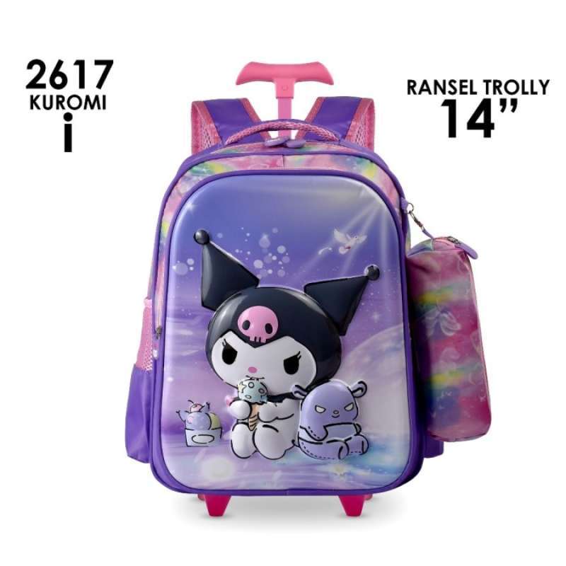 Jual Meila Tas Trolly Cartoon 2617 Tas Roda Anak Sekolah 14 Inch Motif ...