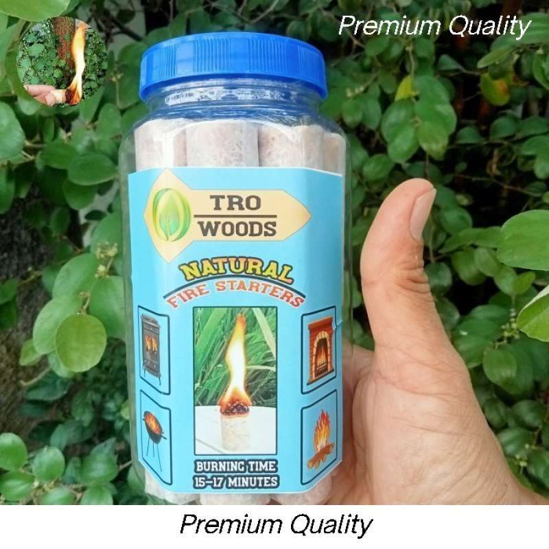 Jual Fire Wood Starte/ Pematik Alami Kayu Bakar ,arang Dan,api Unggun ...
