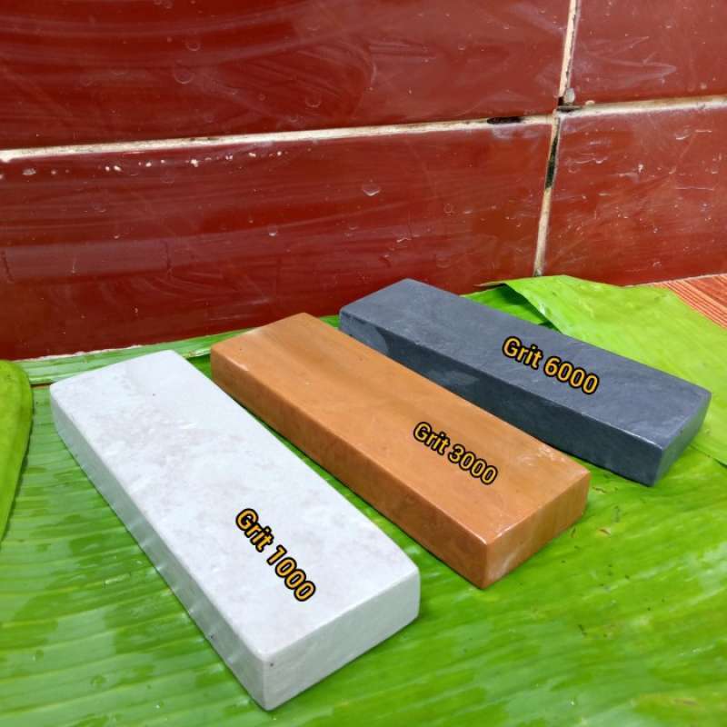 Jual Batu Asahan Asli Alam Pisau King Stone Bogor Satu Set Isi Pcs ...