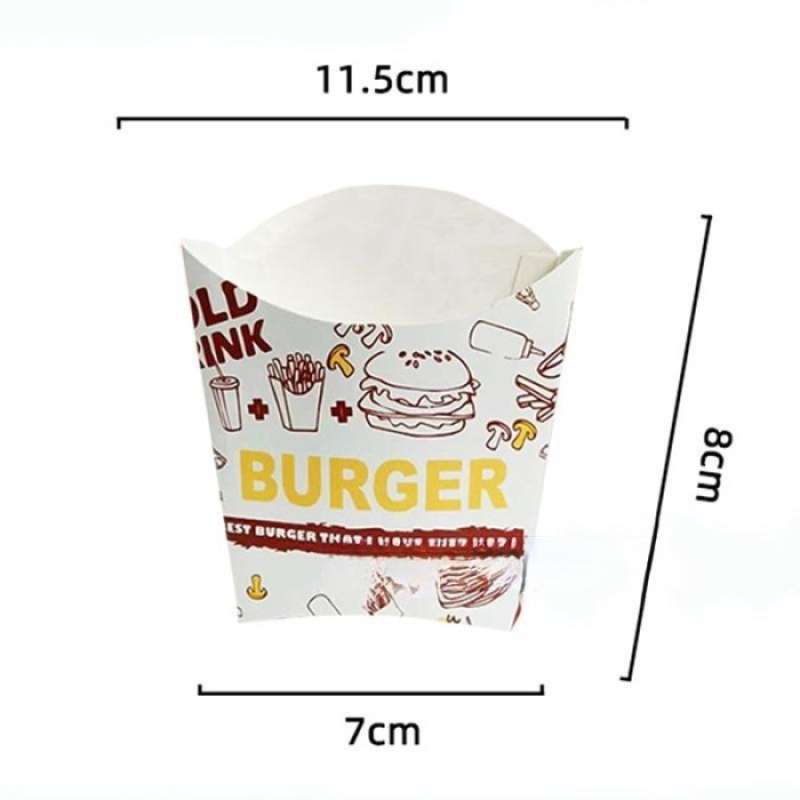 Jual 50 Pcs Dus Kentang French Fries Box Kentang Goreng Kardus Kentang ...