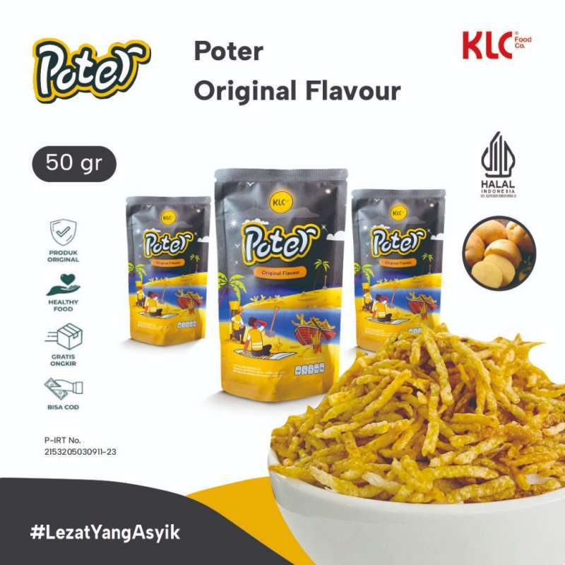 Jual Poter Cheese Camilan Stik Kentang Keju Renyah Gurih Snack Potato Finger Combo 3 X 80gr ...
