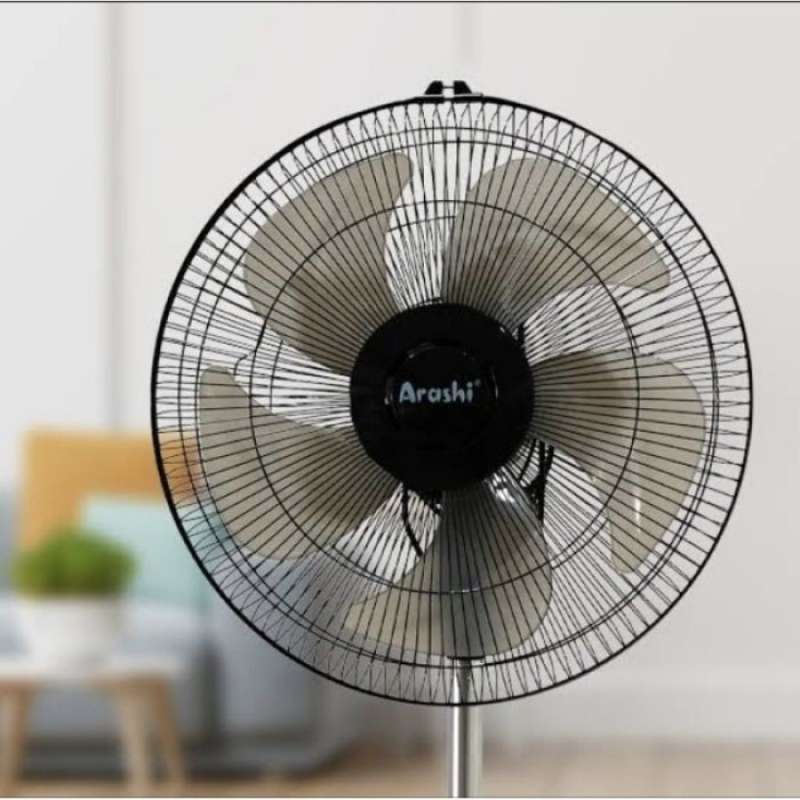Promo Arashi Kipas Angin Berdiri 16 Inch Standing Fan Hitam Listrik ...