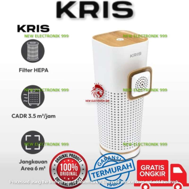 Promo Kris 6 M2 Air Purifier Mini Cadr 3.5 M3/jam Putih Diskon 23% Di ...