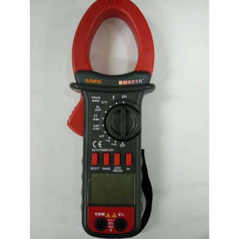 Promo Digital Ampere Clamp Meter Ac/dc 1000a Sanfix Bm803a+ Diskon 23% ...