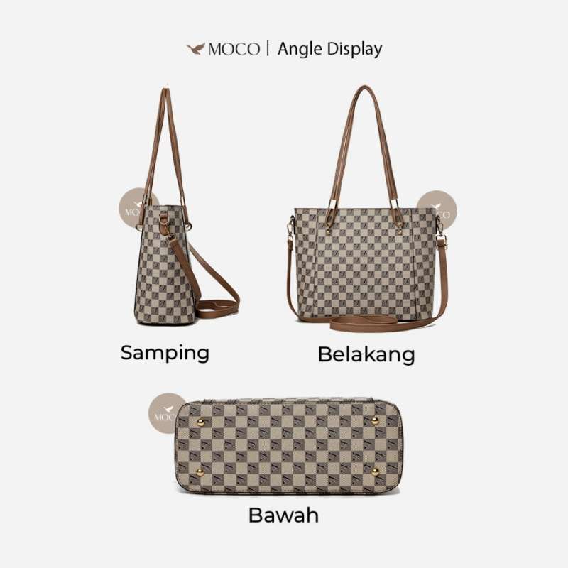 Promo Fashion Tas Tote Bag Wanita Casual Besar Menggunakan Reseleting Terbaru Cocok Untuk Kerja ...