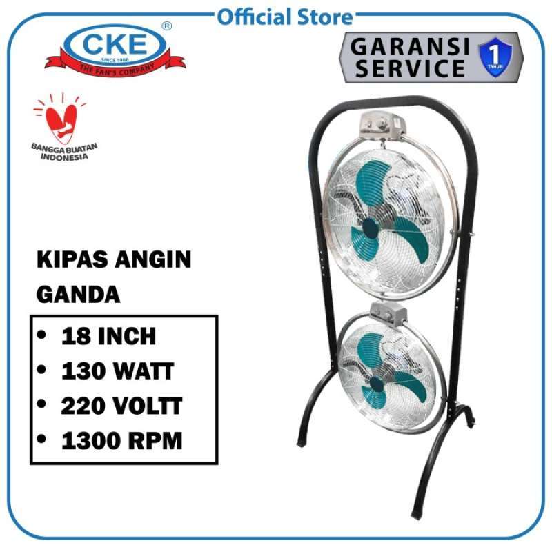Promo Powerfull Fan Cke Twrpf-18ao 18 Inch Floor Fan Kipas Angin Tornado Diskon 23% Di Seller ...