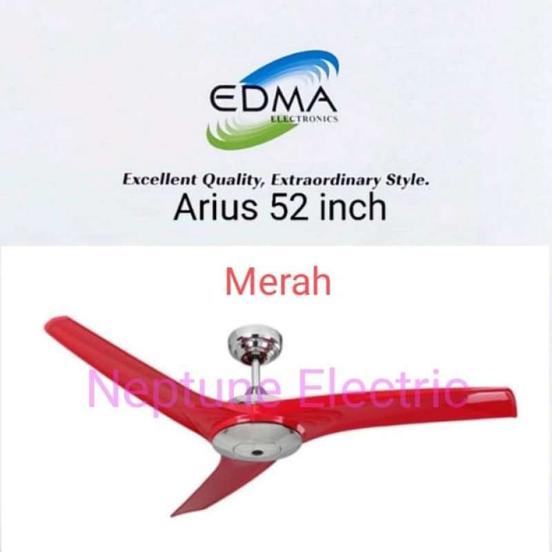 Promo Kipas Angin Remote Edma Arius 52 Inch Plafon Diskon 23% Di Seller Ogata Store - Guntur ...
