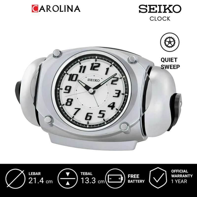 Promo Jam Beker Seiko Analog Qhk043s Quite Sweep Matt Metallic Silver ...