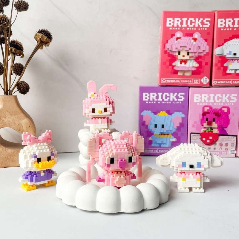 Promo I.case_store Toys Bricks Building Block Mini Mainan Susun - W2601 ...