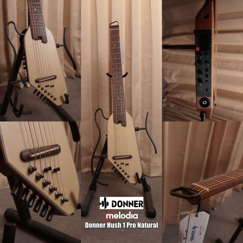 Jual Donner Hush 1 Pro Series 6-strings Acoustic-electric Guitar With ...