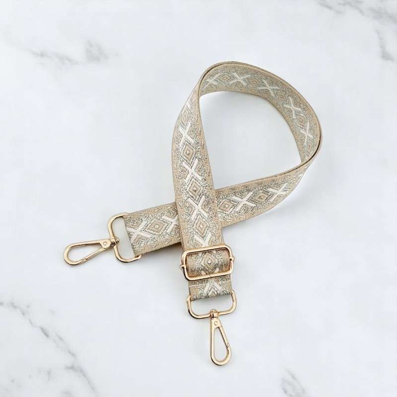 Promo Tali Tas Selempang Extra Motif Garis Natural 125cm Adjustable ...