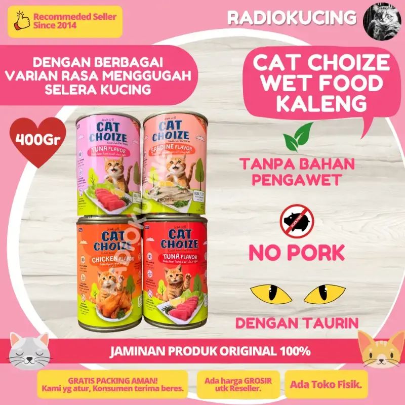 Jual Makanan Kucing Kaleng Cat Choize Terdekat 🏷️ Harga Grosir Murah ...