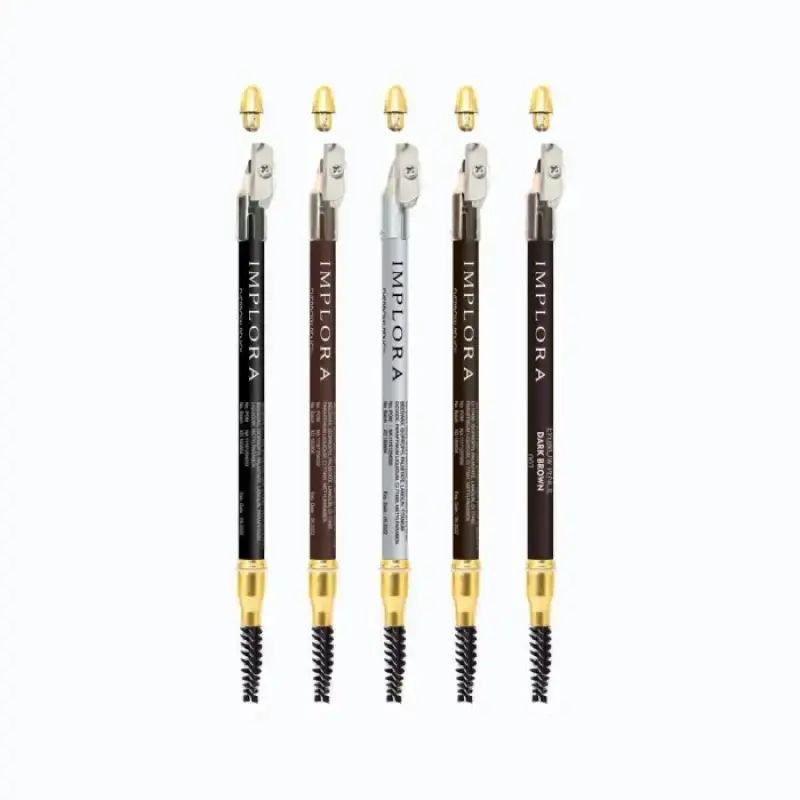 Jual Implora Eyebrow Pencil 2 In1 🏷️ 100% Original, Harga & Kualitas ...
