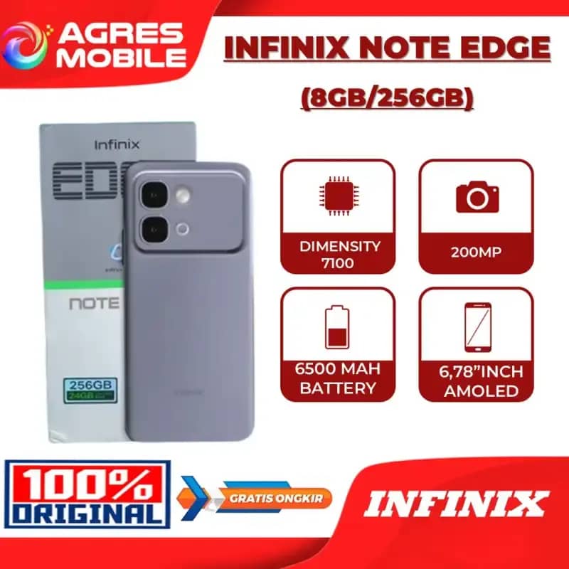 Promo Infinix Note Edge (8gb / 256gb) - Garansi Resmi Diskon 27% Di ...