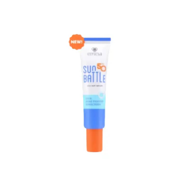 Jual Emina Sunscreen Sun Battle Spf 50 Pa+++ Barrier Hydraburst 30 Ml ...