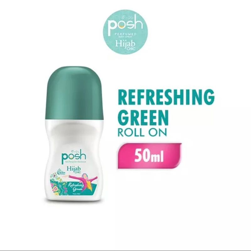 Jual Posh Deodorant Roll On Anti Stain 50ml Pencegah Bau Badan ...