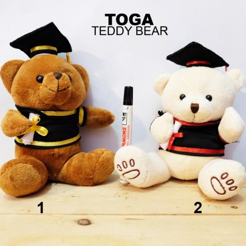 Jual Boneka Teddy Bear Toga Wisuda Graduation 20cm Lembut Banget ...