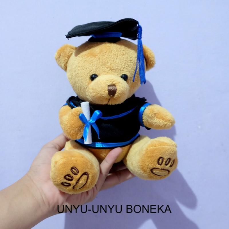 Jual Boneka Teddy Bear Toga Wisuda Graduation 20cm Lembut Banget ...