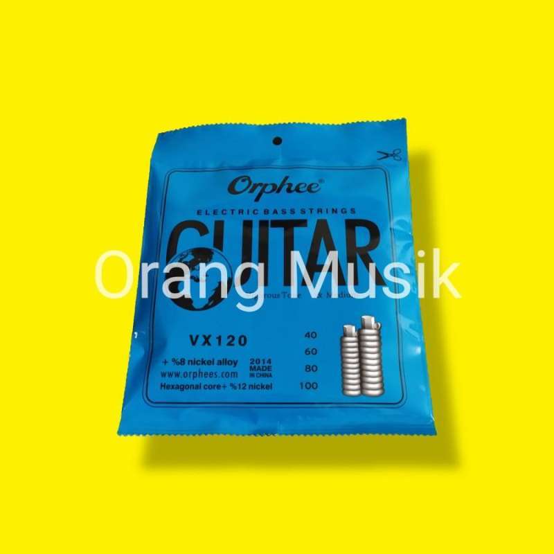 Jual Senar Bass Orphee Vx120 4 String Import Ukuran 40 - 100 Di Seller ...